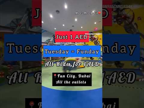 1 AED - Fun City in Dubai | Kids Indoor Fun Activity in Dubai #funactivities #funcity #dubai