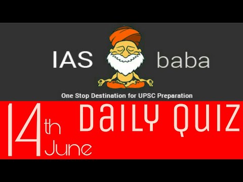 UPSC Quiz - 2019 : IASbaba's Daily Current Affairs Quiz [Day 1]