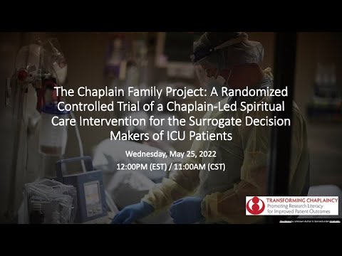 Chaplain Family Project Webinar with Dr. Lexy Torke