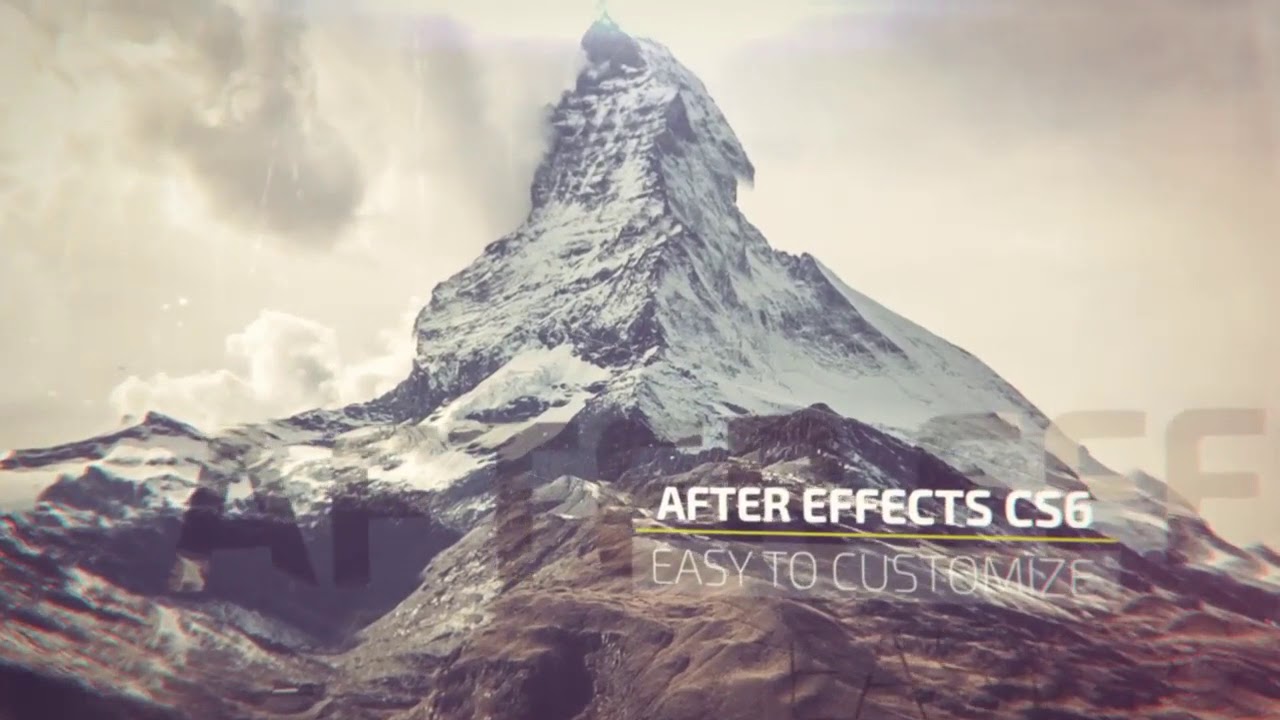 After Effects Cinematic Slideshow | free after effects templates Free Download