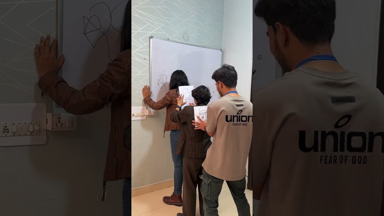 Back to back drawing game | Humanly Yours