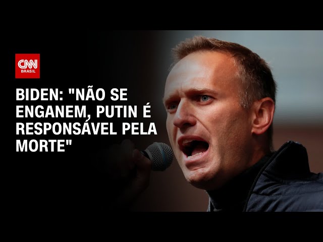 Joe Biden diz que Vladimir Putin é responsável pela morte de Alexei ...