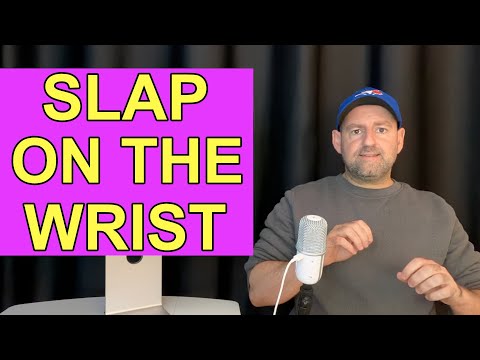 ENGLISH IDIOM! Slap on the Wrist