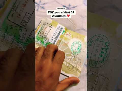 69 Countries Visited #Travel #Passport #Travelling #Pakistan