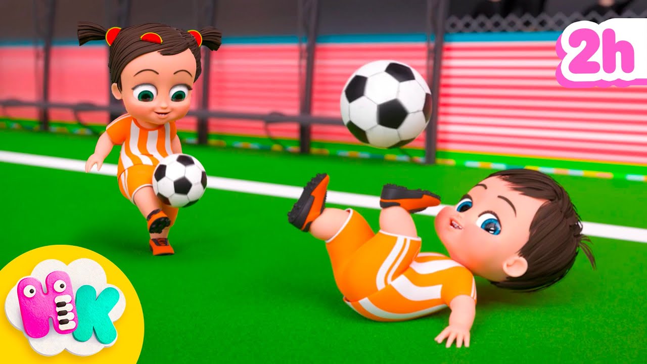Niños jugando Futbol ⚽️ Canción del fútbol 🥅 Canciones para Niños | HeyKids - Canciones infantiles