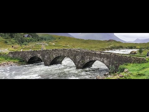 Sligachan River And Bridge On History Visit To Isle Of Skye Inner Hebrides Scotland