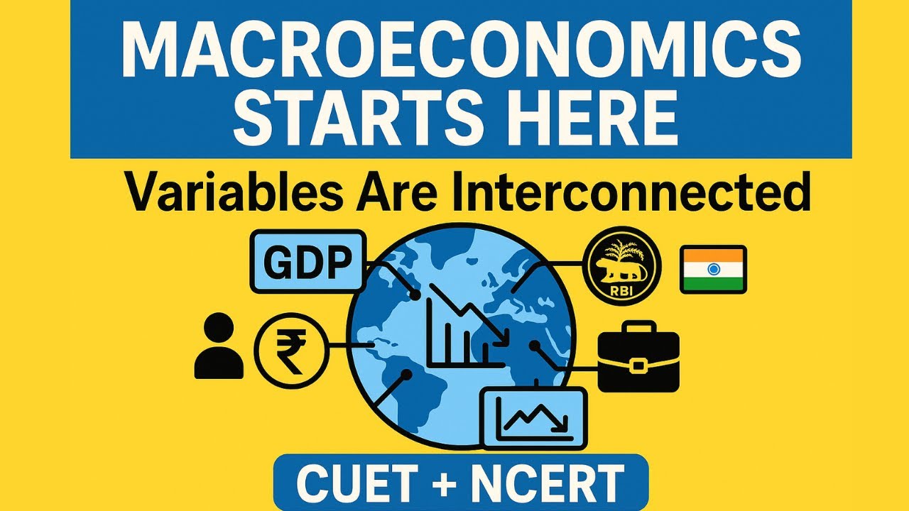 #11 Introduction to Macroeconomics | Macro Variables & Agents | CUET Economics 2026| NCERT