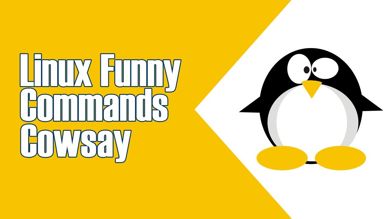 LINUX FUNNY COMMANDS | COWSAY #Shorts