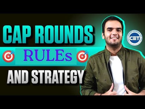 Cap Round Rules - Freeze, Betterment - Engineering Counselling - MHTCET - Strategy RG Lectures