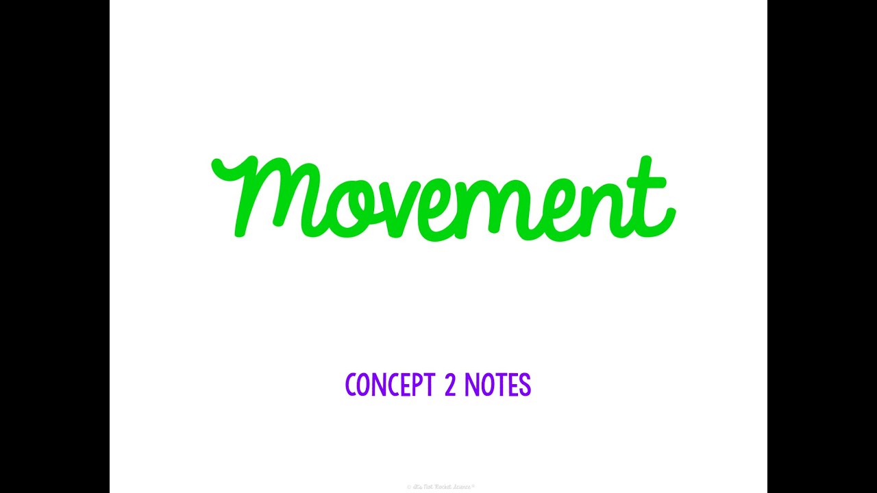 (Old) Support and Motion Concept 2 Notes