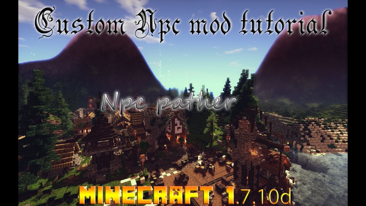 Custom npc tutorial 1 7 10d - How to use the Npc pather