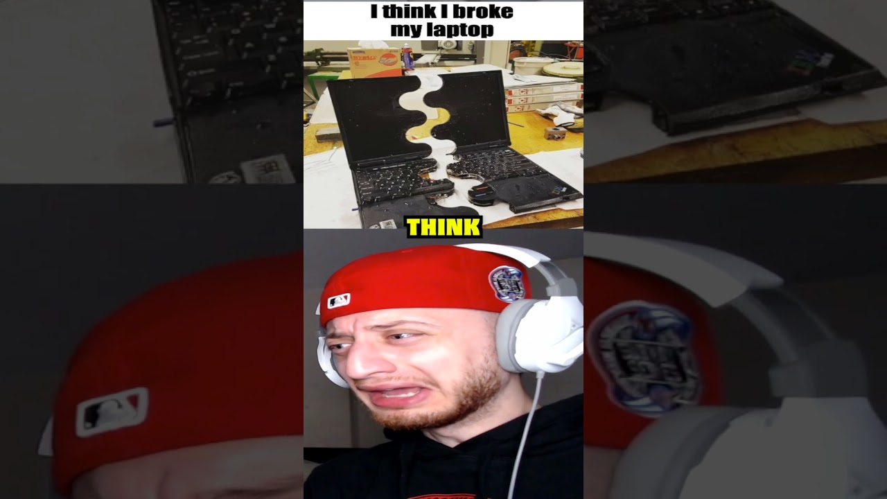 I Think I Broke My Laptop #shorts #short #memes #meme
