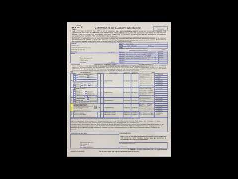 Automated Cropping and Parsing of ACORD 25 Form