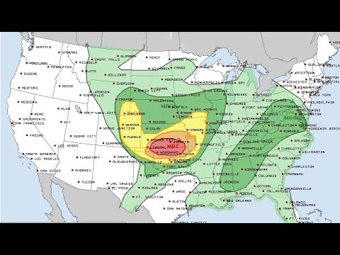 Tornado outbreak & winds for Wichita & Oklahoma.. w/ WXK85 & Radar | 6/17 [MDT Risk]