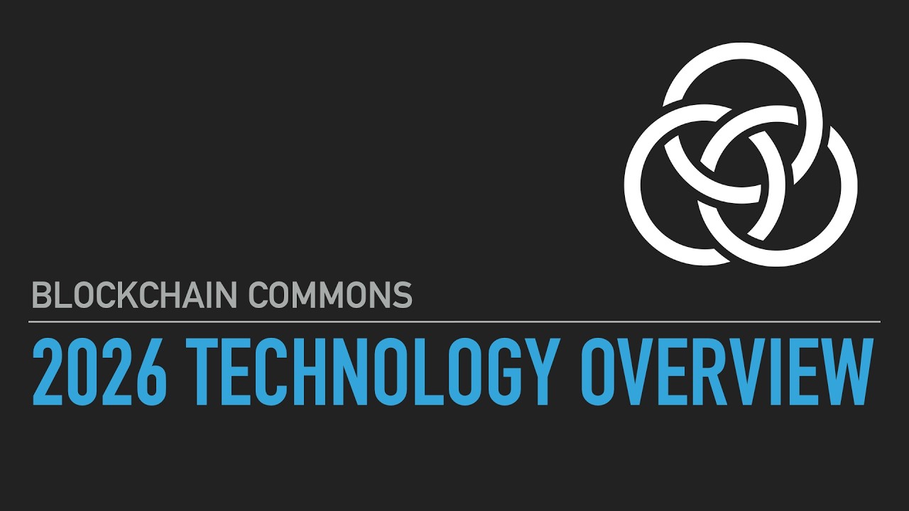 Blockchain Commons: Tech Overview 2026