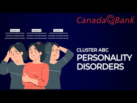 Cluster A B C Personality Disorders