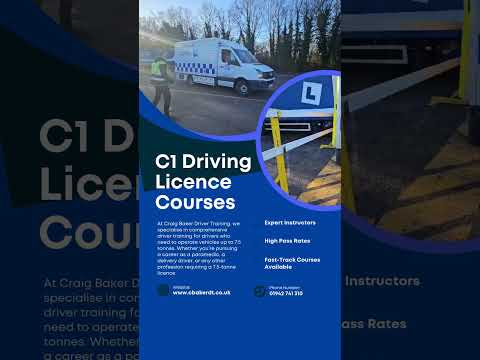 C1 licence training courses from £499