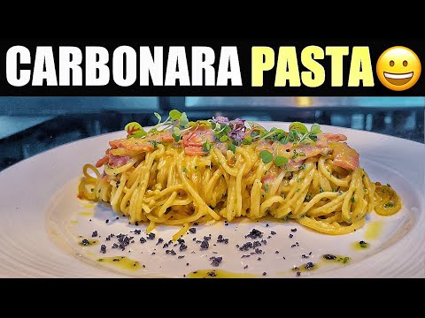 How to make Carbonara Pasta 😀 || Best & Simple pasta recipe