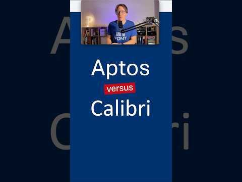 Aptos or Calibri? The #Font Showdown! 🔥
