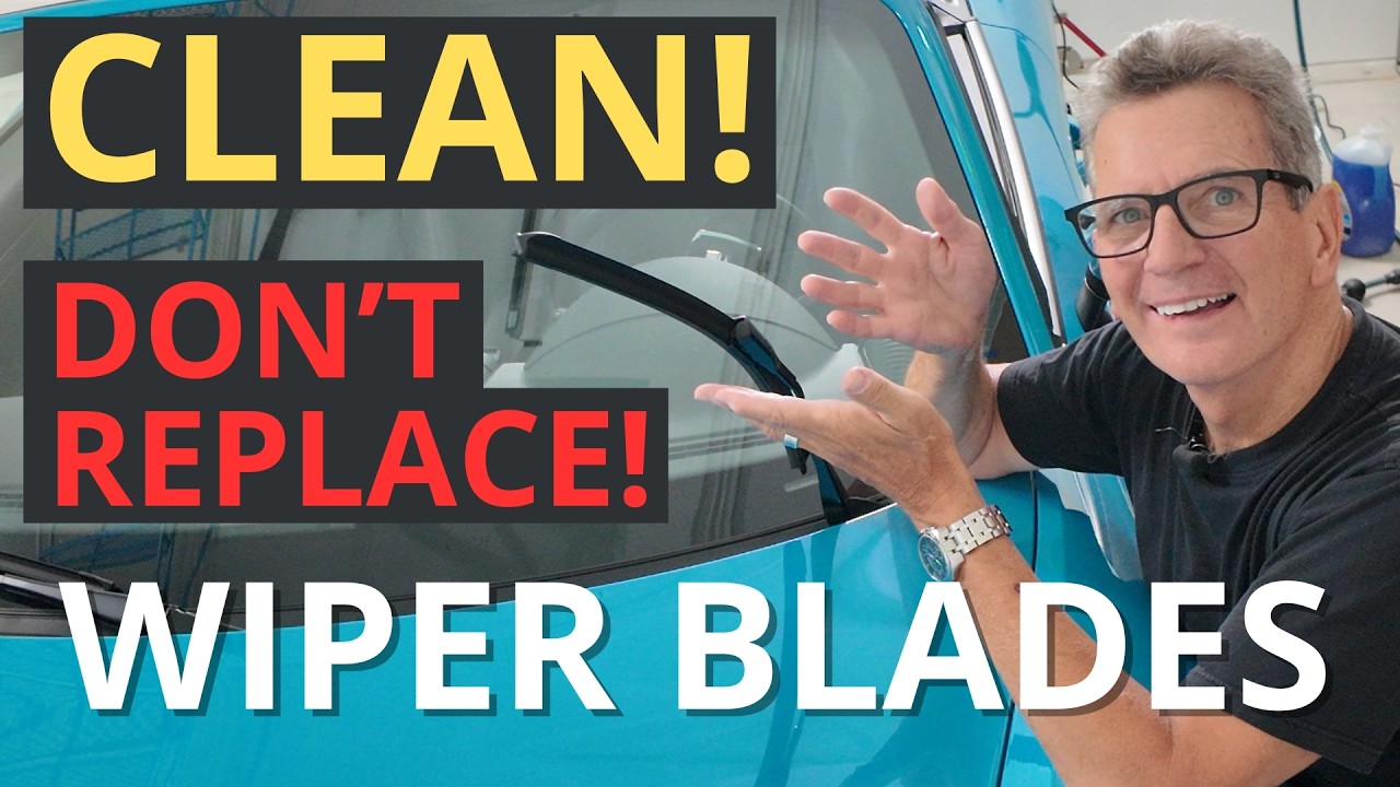 Don't Replace Windshield Wiper Blades | Clean for FREE!