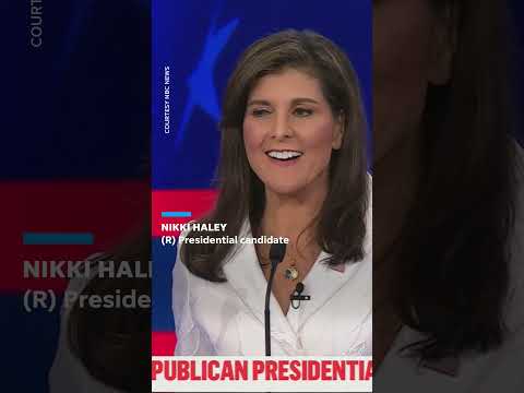 GOP debate: Nikki Haley, Vivek Ramaswamy argue about high heels #shorts