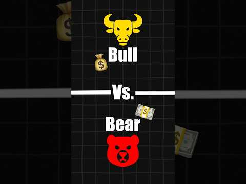 📈Bull Market vs. Bear Market📉 EXPLAINED!! #stockmarket