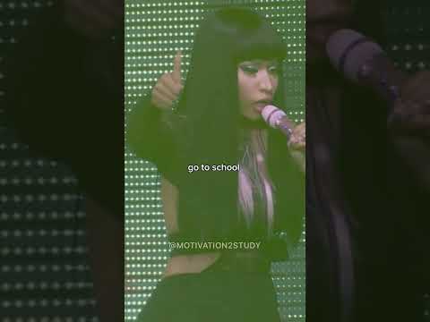 Nicki Minaj's best advice to students πβ¨βοΈ