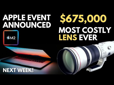 Apple UNLEASHED Event October 2021 & Most expensive Canon Lens
