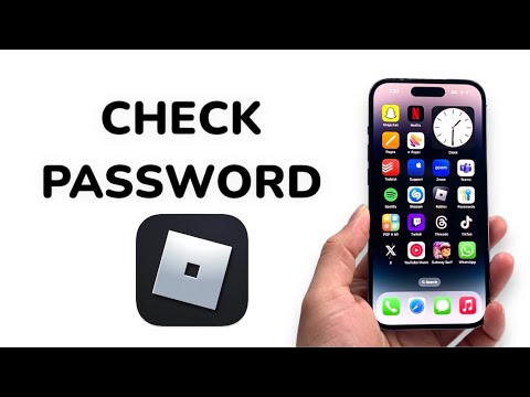 How To Check Password on Roblox?