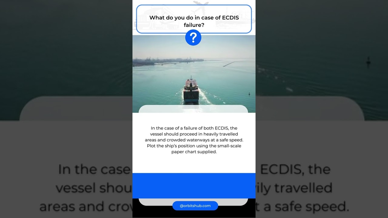 What do you do in case of ECDIS failure?