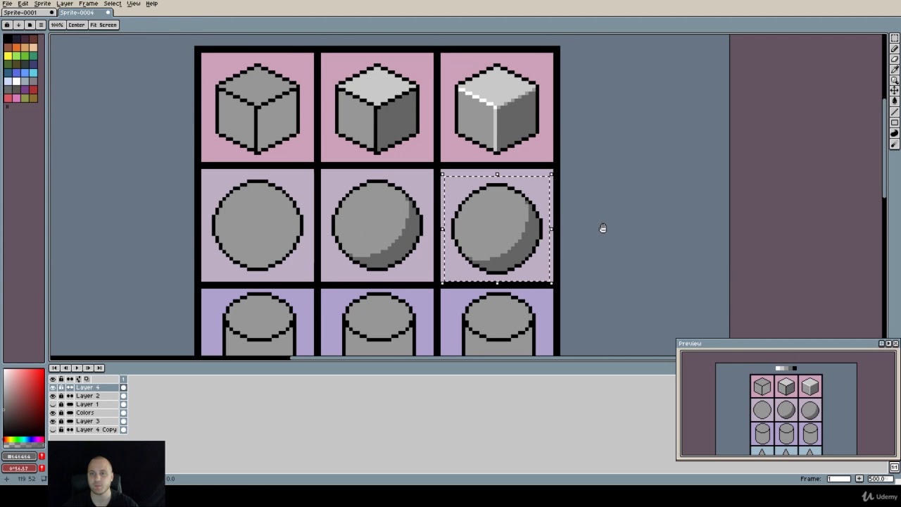 Pixel Art Master Course - Beginner to Professional/Freelance : Shading a sphere