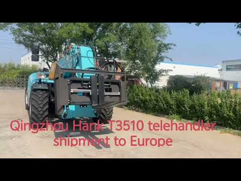A 3.5-ton 10 meter telescopic forklift with Yunnei Euro 5 engine and sliding fork teeth to Europe