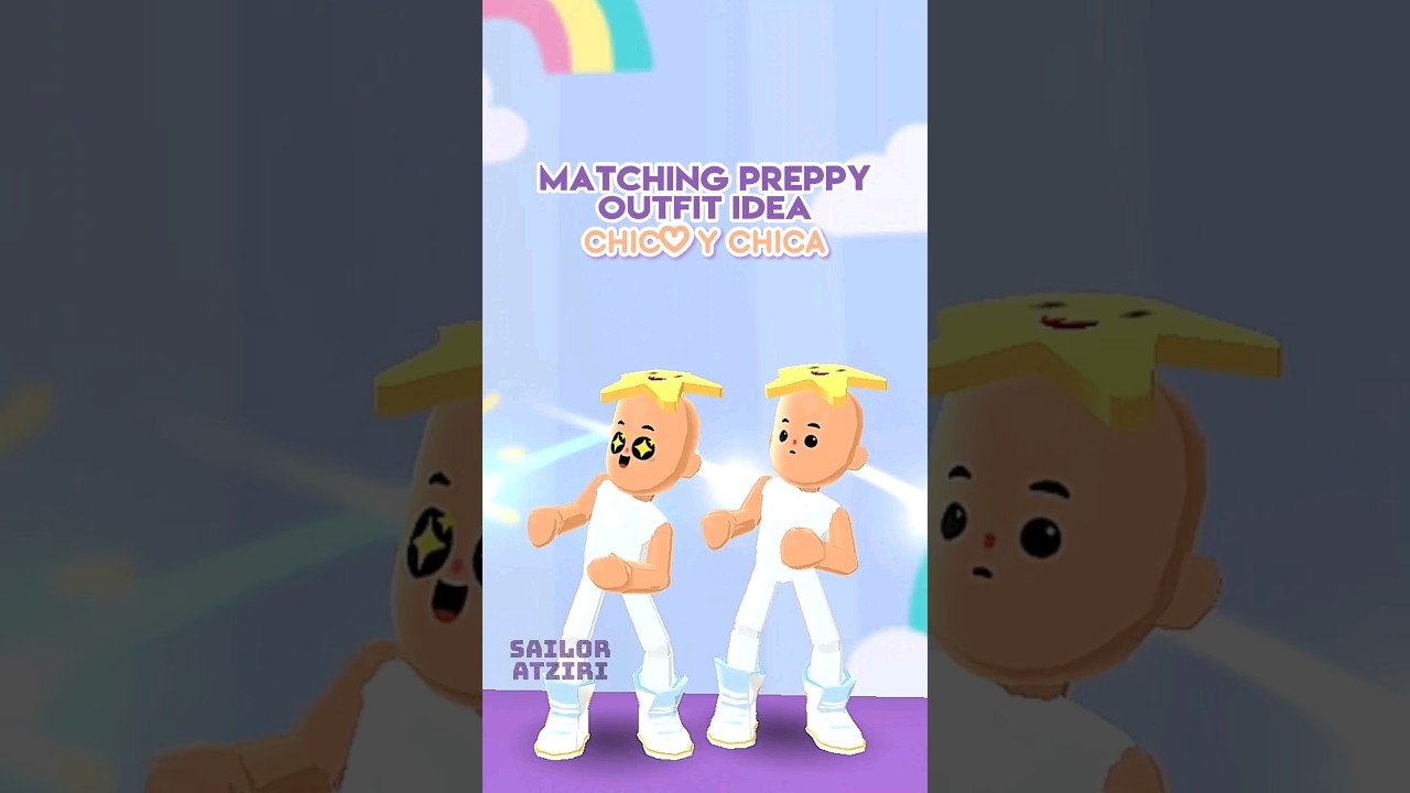 Matching Preppy OutFit Idea ✨️ | PK XD Dark Night #pkxd #pkxduniverse #shorts