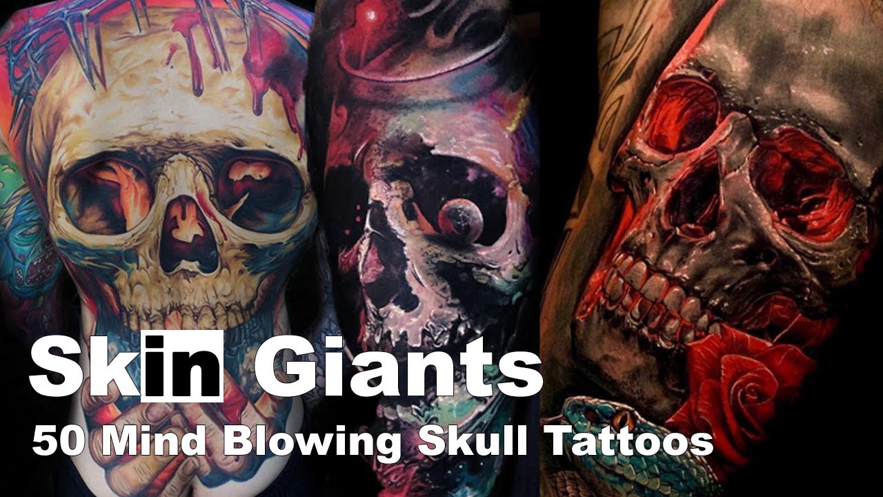 50 Mind Blowing  Skull Tattoos