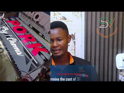 What determines the cost of a 3D signage