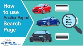 Video Help - AuctionExport : Export Car from USA, Buy North American ...