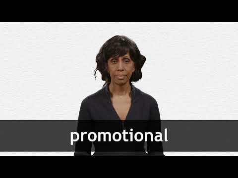 PROMOTIONAL definition and meaning | Collins English Dictionary