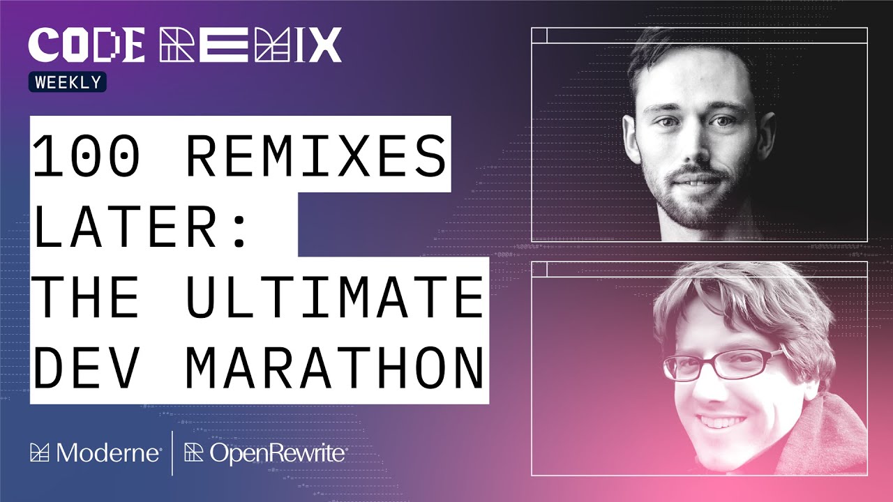 Code Remix Weekly | 100th episode!