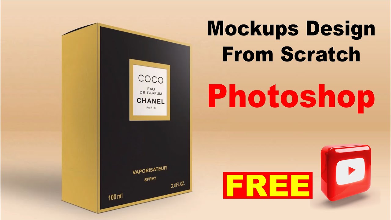 Packaging Mockup Design - Mockups Design From Scratch Using Photoshop  01 تصميم موك اب