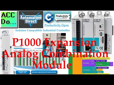 P1AM Industrial Arduino P1000 Expansion Analog