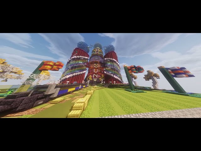 Suntower - Colorful Tower Base Minecraft Map