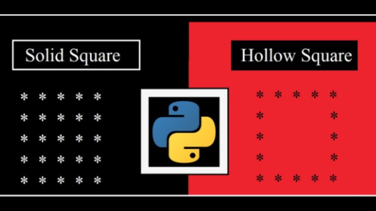 How To Print Solid & Hollow Square Pattern Using Python | NxtWave | CCBP 4.0
