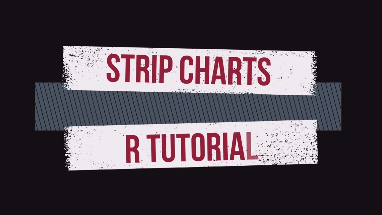 Stripchart using R - Tutorial for beginners