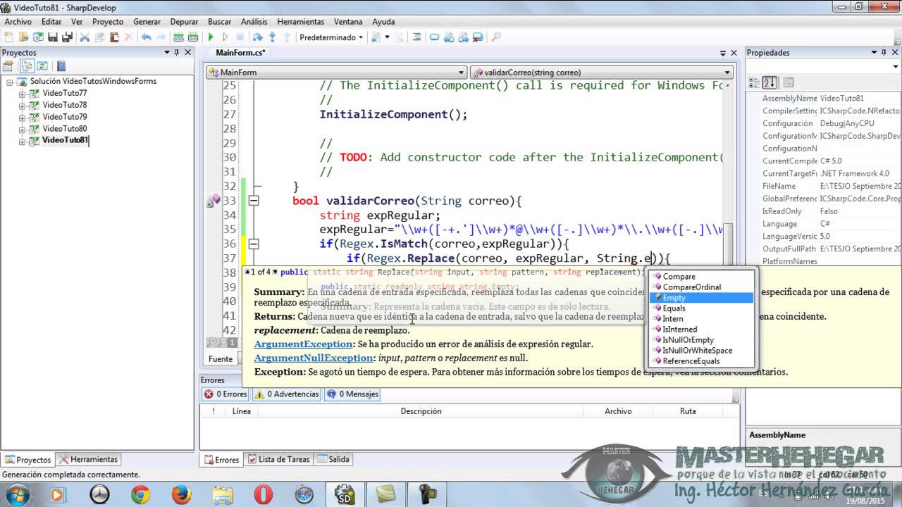 81 - Trabajando con el Control GroupBox (C#)