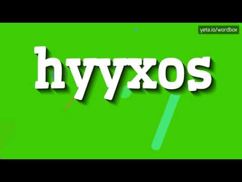 HYYXOS - HOW TO PRONOUNCE IT!?