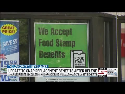 VIDEO: 28 SC counties to receive auto-replaced SNAP benefits for Helene-caused loss