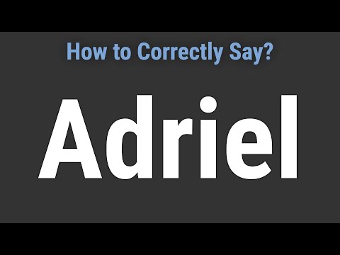 How to Pronounce Name Adriel (Correctly!)