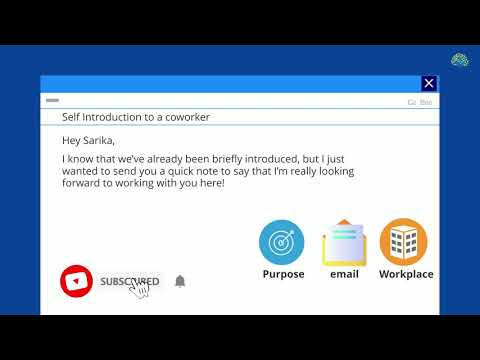 How to write an introduction email to colleagues