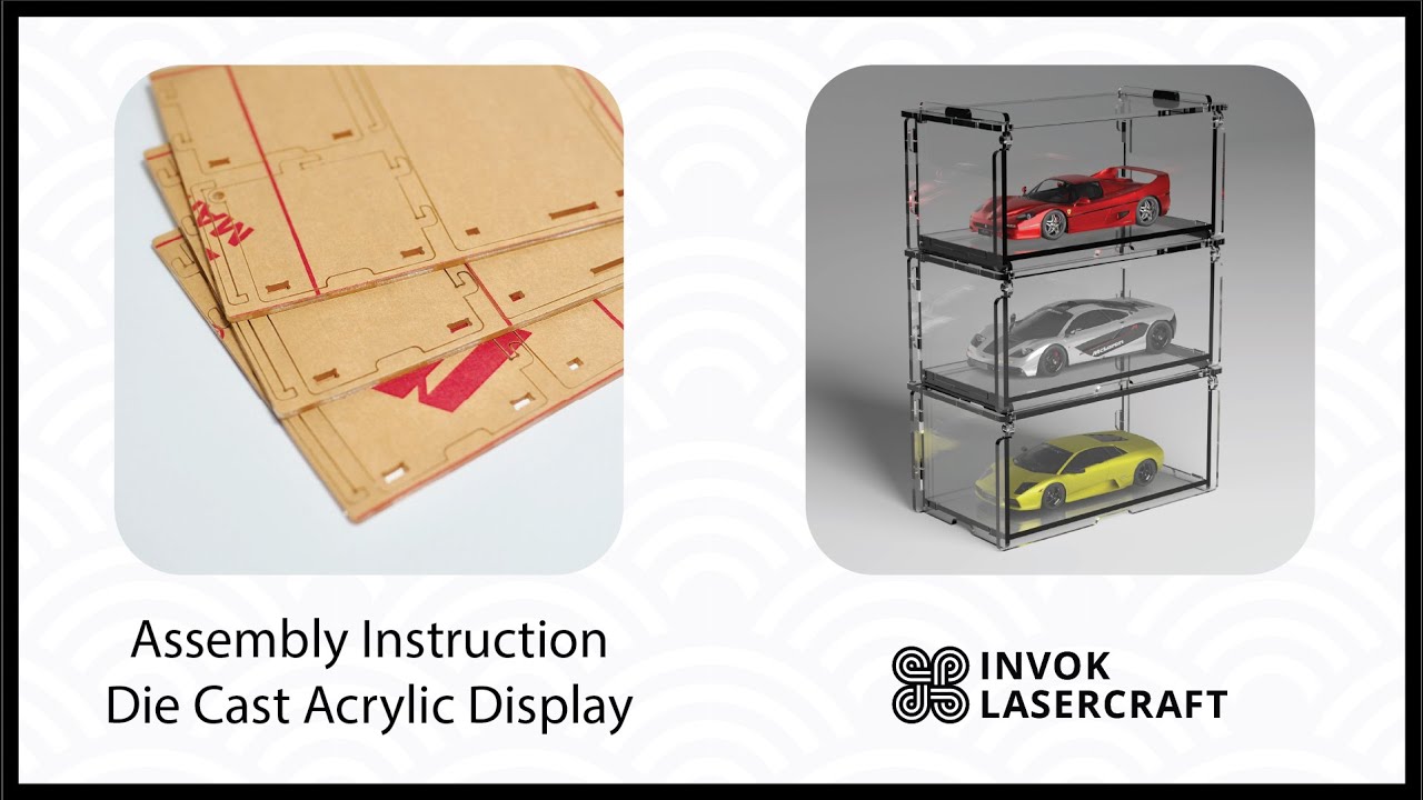 Die Cast Acrylic Display Case Assembly Guide
