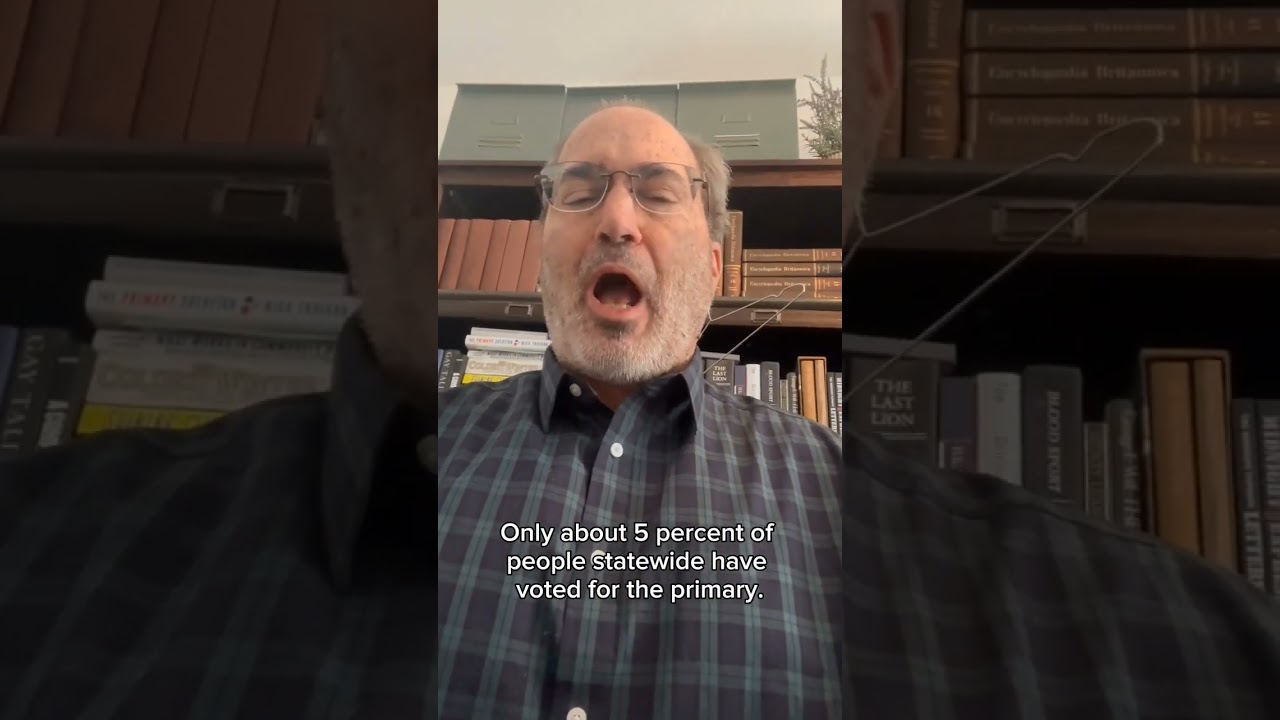 How is turnout halfway through early voting in Nevada's 2024 primary?